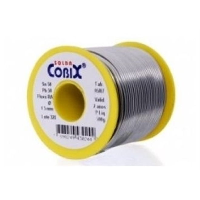 Solda estanho 2,5MM 50X50 500GR Cobix - Solda estanho 2,5MM 50X50 500GR ...