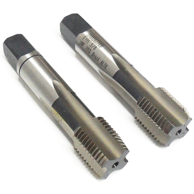 Macho manual aço rápido para rosca UNF 5/8 X 18 com 2 peças Dormer ...