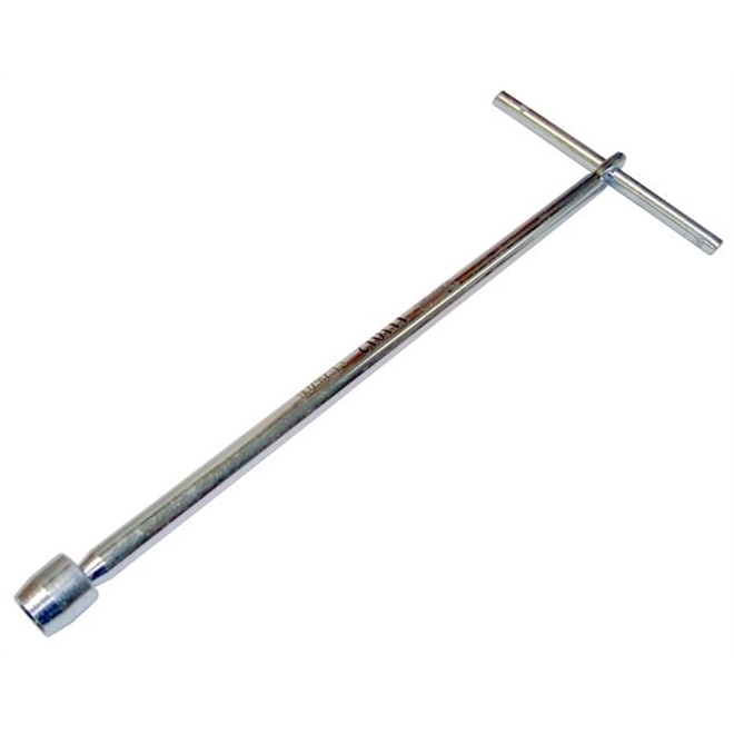 Chave T longa (275mm) com encaixe sextavado móvel de 10mm 111012 Raven - Chave T longa (275mm ...