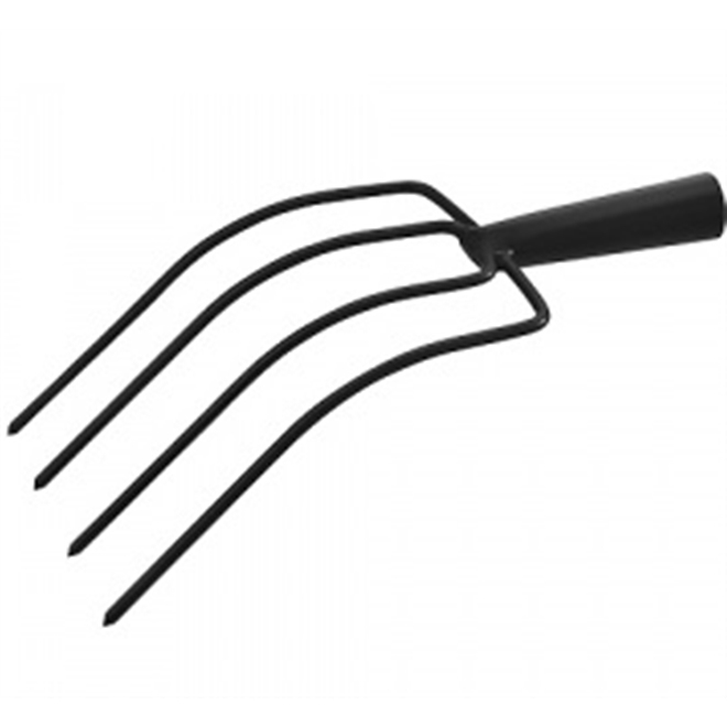 Garfo reto com 4 dentes sem cabo 49052 Paraboni - Garfo reto com 4 ...