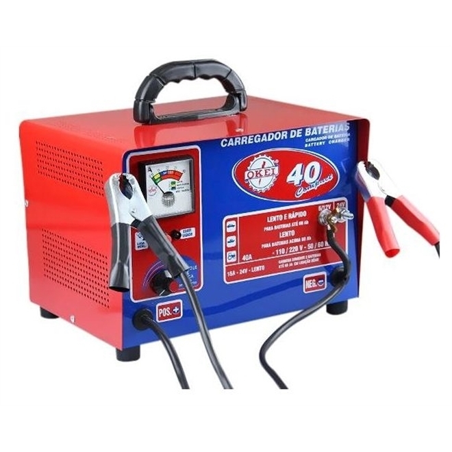 Carregador de bateria CB 40A -12/24V(linha leve24) Okei - Carregador de ...