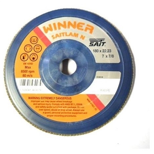 Lixa Flap Disco Reto 7" G120 Sait - Lixa Flap Disco Reto 7" G120 Sait ...