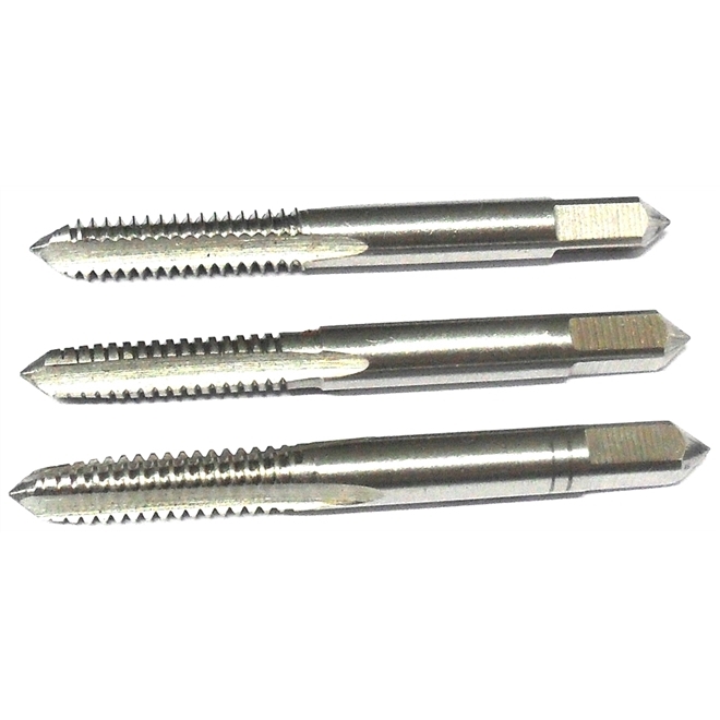 Macho manual HSS para rosca BSW 3/16" X 24 com 3 peças Rocast - Macho ...