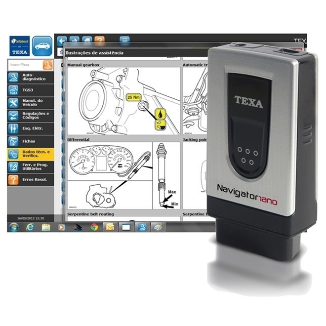 Scanner navigator nano auto IDC 4 Light Car Alfatest - Scanner ...