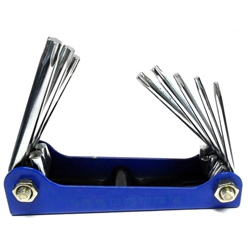 Chave torx canivete T-9 a T-40 8 peças Maxpower - Chave torx canivete T ...