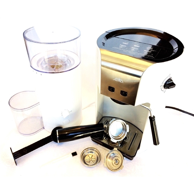 Cafeteira 3 em 1 e moedor de café profissional WSD18 - Cafeteira 3 em 1 ...