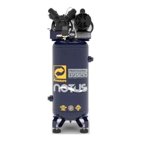 Compressor 10PES 100L vertical monofasico bivolt 140LBS NOTUS 2HP ...