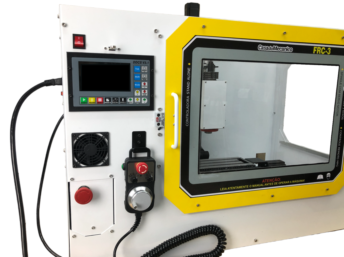 Fresadora CNC FRC-3.2 Casa do Mecanico com encoder X Y Z - Fresadora ...