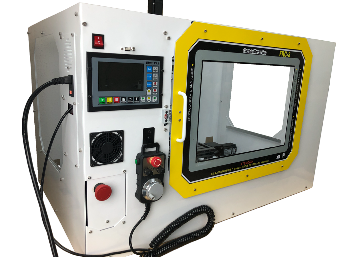 Fresadora CNC FRC-3.2 Casa do Mecanico com encoder X Y Z - Fresadora ...