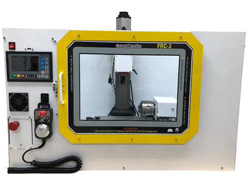 Fresadora CNC FRC-3.3 Casa do Mecanico com 4 eixo e encoder X Y Z ...
